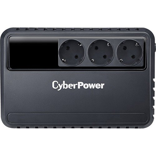 CyberPower Backup Utility Series UPS 650 VA, 390 Watts, Automatic Voltage Regulation (AVR), Auto-Restart/Auto-Charge, Recharge Time 8 Hours | BU650E