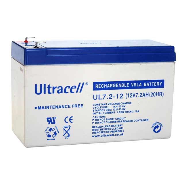 Ultracell Battery 12V / 7.2Ah, UPS | UL7.2-12