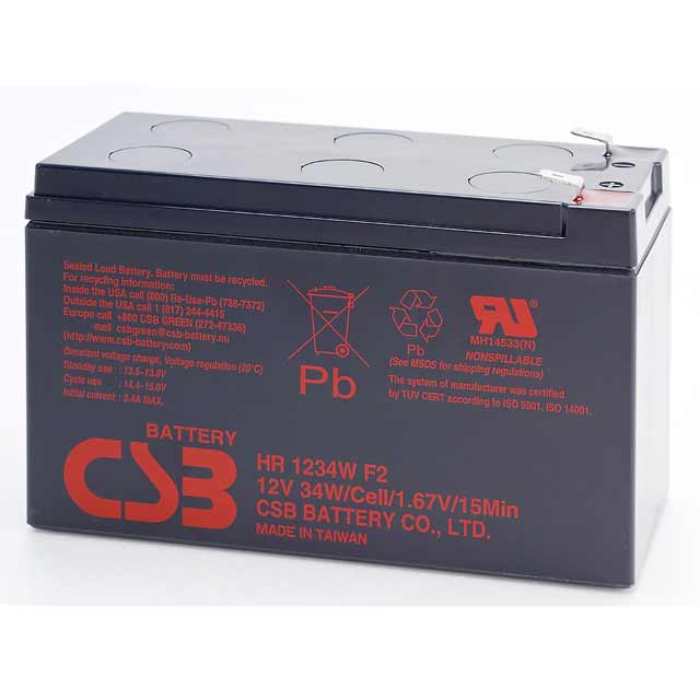 CSB UPS CSB Baterija, 12V- 9 Ah, 34.0w/cell | HR1234W