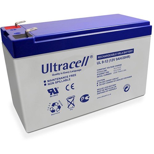 Ultracell Battery 12V / 9.0Ah, UPS | UL9-12