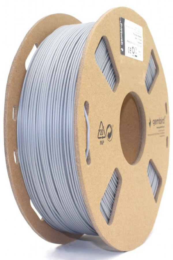 3DP-PLA+1.75-02-GR PLA-PLUS Filament za 3D stampac 1,75mm kotur 1KG Grey