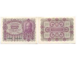 B20896 - AUSTRIA. 20 KRONEN 2.1.1922