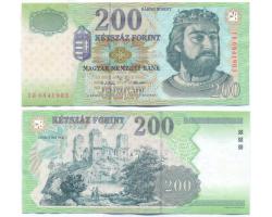 B44865 - HUNGARY. 200 FORINT 2001