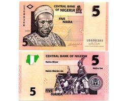 B66500 - NIGERIJA. 5 NAIRA 2006