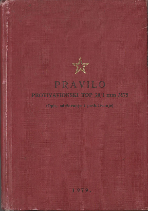 PRAVILO Protivavionski top 20 mm M75