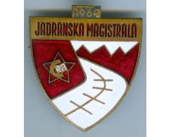 H13112 - Značka JADRANSKA MAGISTRALA, 1964