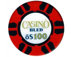 C55533 - Play poker chip 100 öS. CASINO BLED