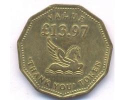 C68512 - Great Britain. Perfectly preserved THANK YOU TOKEN