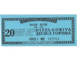 D64020 - BON ZA DIZEL GORIVO