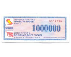 D65043 - BON od 1.000.000 DINARA
