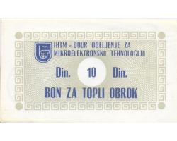 D72160 - BON ZA TOPLI OBROK od 10 DINARA