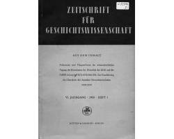 L22550 - ZEITSCHRIFT FÜR GESSCHICHTSWISSENTSCHAFT