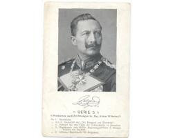 J82300 - Stara fotografija-razglednica nem. cara Viljema II