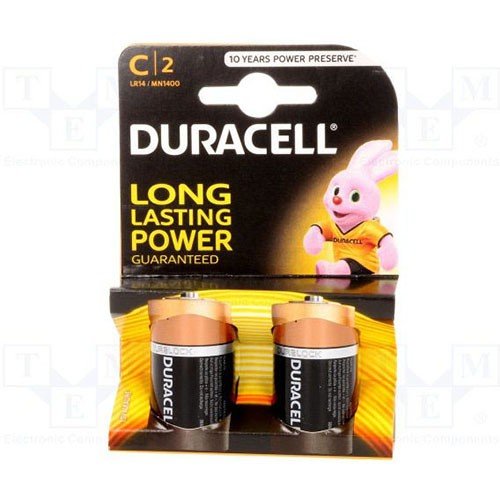 Duracell Alkalne baterije 2 kom Tip C 1.5V LR14 MN1400