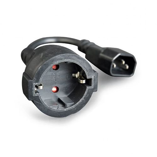 Gembird Power adapter cord (C14 male to Schuko female) | PC-SFC14M-01