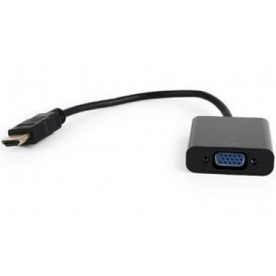 Gembird Adapter HDMI u VGA sa audio kablom, 15cm | A-HDMI-VGA-06