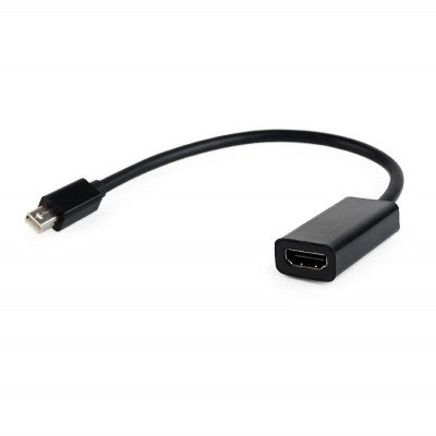 Gembird Adapter Mini DisplayPort na HDMI crna boja | A-mDPM-HDMIF-02
