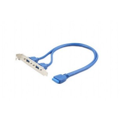 Gembird Adapter USB 3.0 19-Pin / 20-Pin IDC na 2 x USB 3.0 | CC-USB3-RECEPTACLE