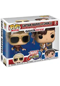 Funko Figura Capcom vs Marvel POP! Vinyl 2-Pack Captain Marvel vs Chun-Li (035175)