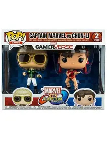 Funko Figura Capcom vs Marvel POP! Vinyl 2-Pack Captain Marvel vs Chun-Li (Player 2) (035176)