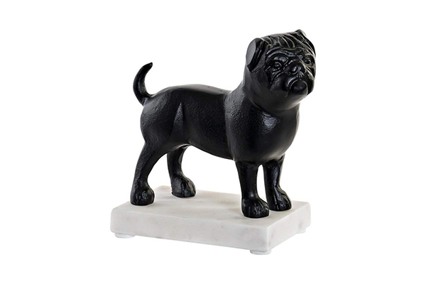 Figura black dog 18x10x20