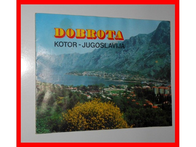 Dobrota Kotor  - Jugoslavija, turistička ponuda, 1984.