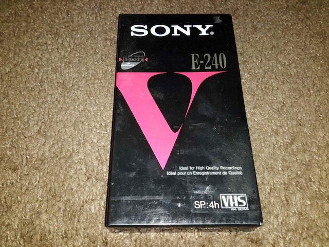 Sony E-240Vb VHS kaseta , U CELOFANU