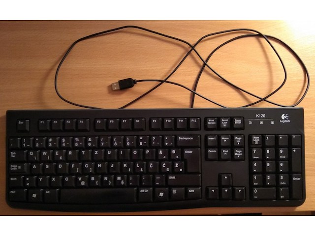 Tastatura Logitech K120 USB YU - poluispravna
