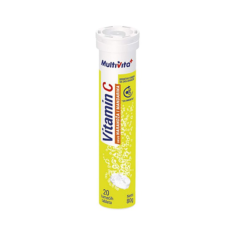 MultiVita šumeće tablete vitamin C 20/1