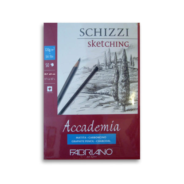 Fabriano Accademia Papir za Skiciranje A4 – Spirala
