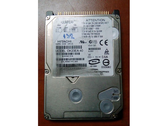 HDD (132) Hitachi DK23EA-40 40 Gb - Ata