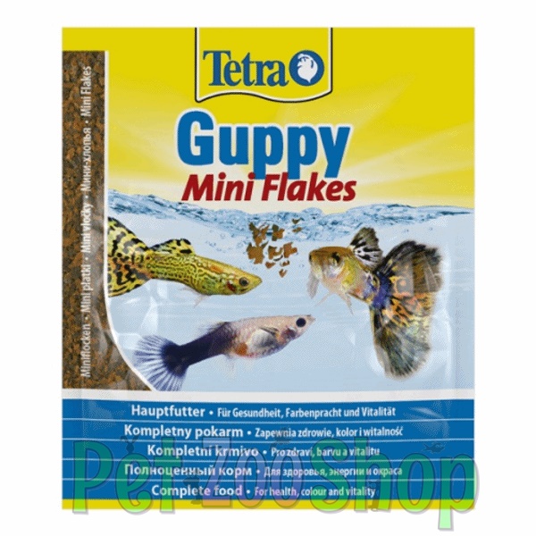 Tetra Guppy Mini Flakes Sachet 12g