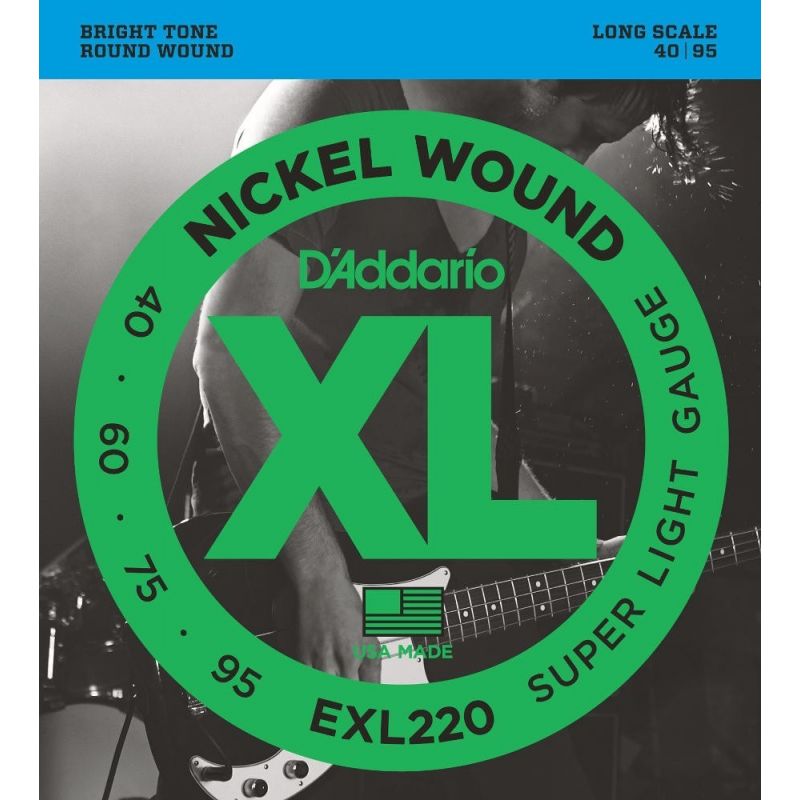 EXL220. 40-95 D'Addario žice za bas gitaru