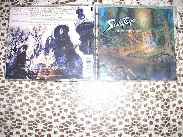 Savatage - Edge of thorns CD Concrete Europe 1997.