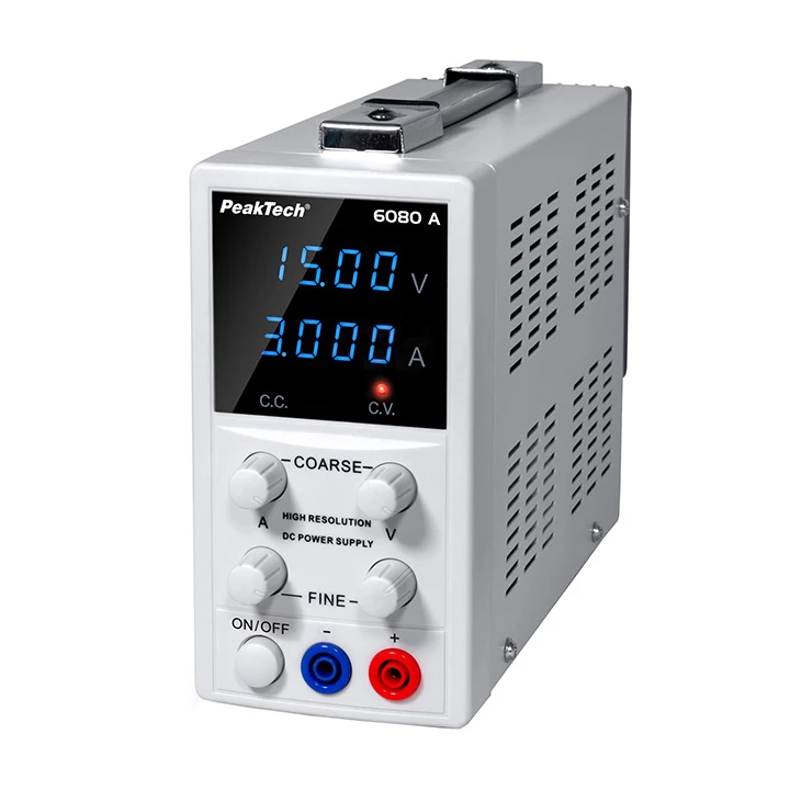 Napajanje PeakTech 6080A, 0-15VDC, 0-3ADC