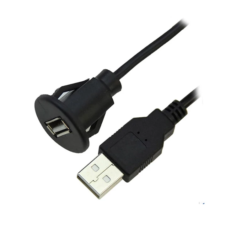 Kabl USB 2.0 AM - USB AF ugradni, 2m