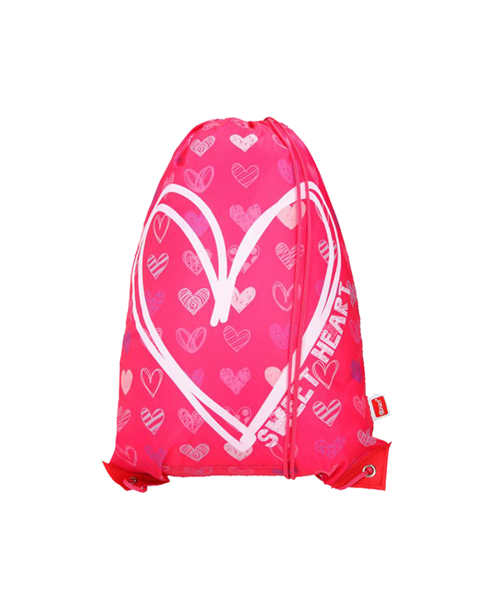 RANAC GYM BAG RED HEART PINK Gatarić