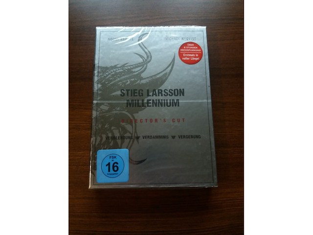 Millennium Trilogy- Director`s Cut 3DVD BOX NOVO