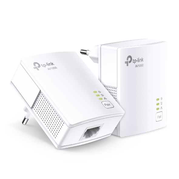 TP-Link TL-PA7017KIT 1000Mbps Powerline Adapter Kit (2 kom komplet) Gigabit LAN port za mrežu preko strujne instalacije, plug&play, domet do 300m, power-saving, 128-bit AES kriptovanje