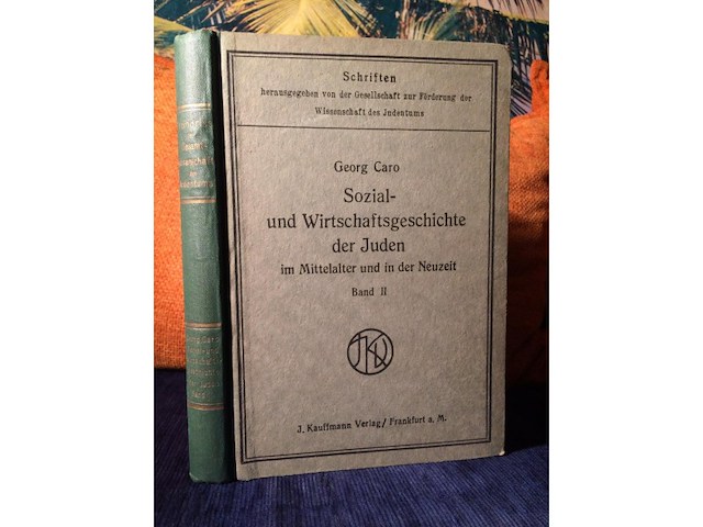 Sozial und Wirtschaftsgeschichte der Juden - Georg Caro