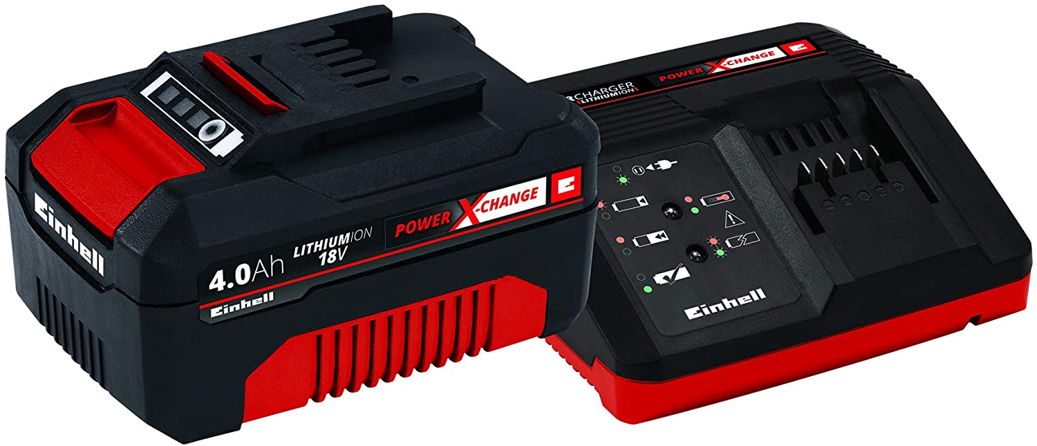 Einhell Starter Kit 4,0Ah 18V Power-X-Change - 1 aku+punjač