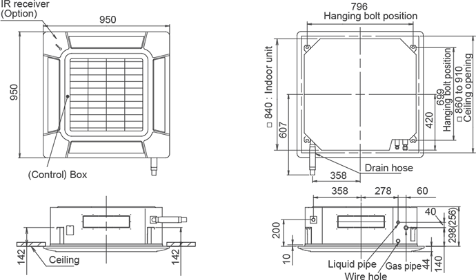 Kasetna klima Fujitsu AUYG30LRLE