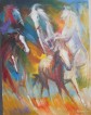 Galop 2, ulje na platnu, 80×60 cm, akademski sl. Goran Bankovic, 200 eura