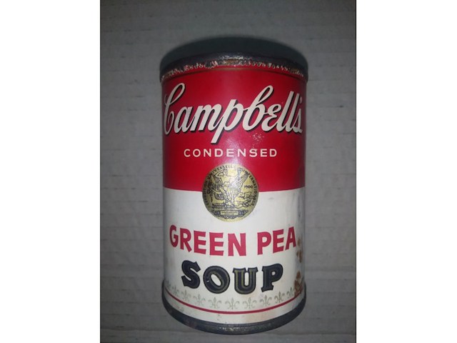 Ambalaža : Campbell`s Soup Green Pea Chicken vegetab
