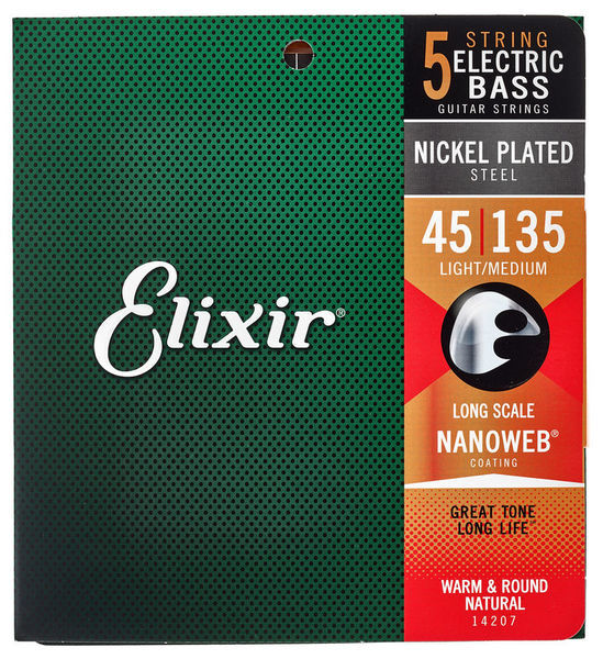 Elixir 14207 Nanoweb 5-Str. Light/Med