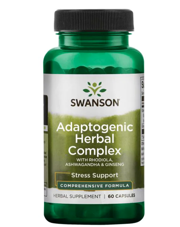 Adaptogenic Herbal Complex – Rhodiola, Ashwagandha & Ginseng