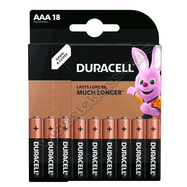 BATERIJA AAA 1,5V DURACELL BASIC