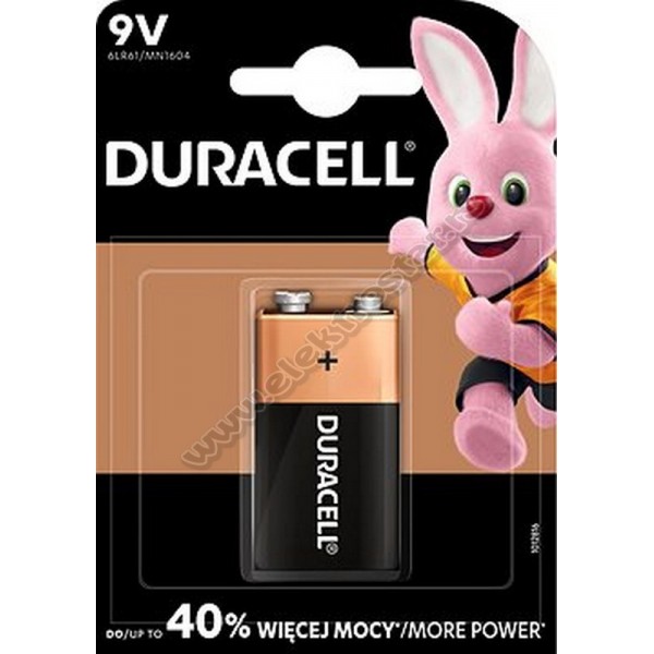 BATERIJA 9V DURACELL BASIC