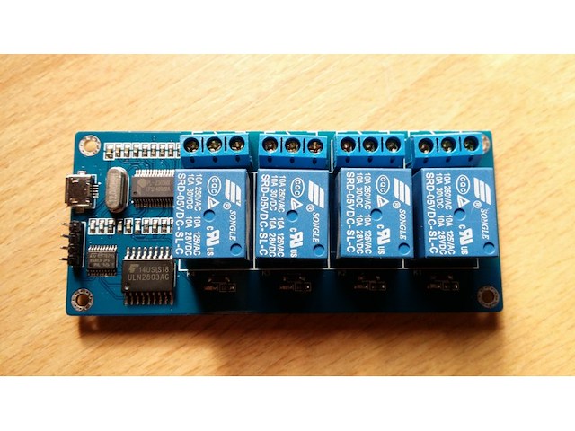 MICRO USB 5V  4-kanalni modul