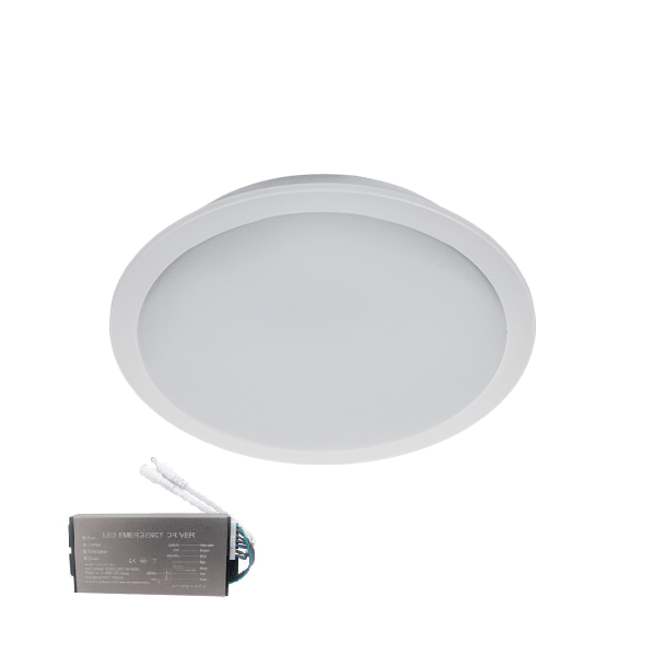 LED PANEL OKRUGLI 5W 4000K IP65 SA PANIK BLOKOM